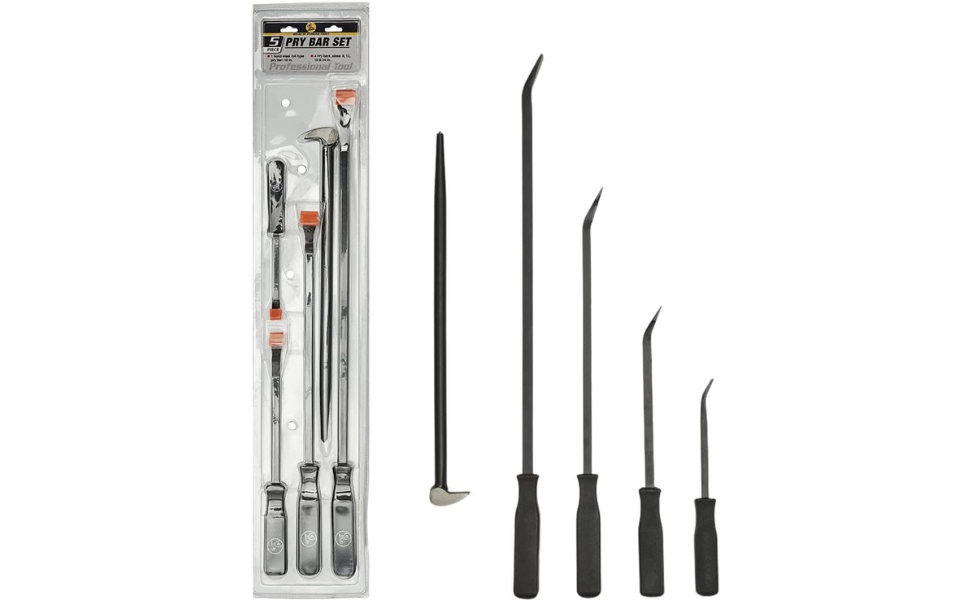 RM Tools 5 Piece Pry Bar Set